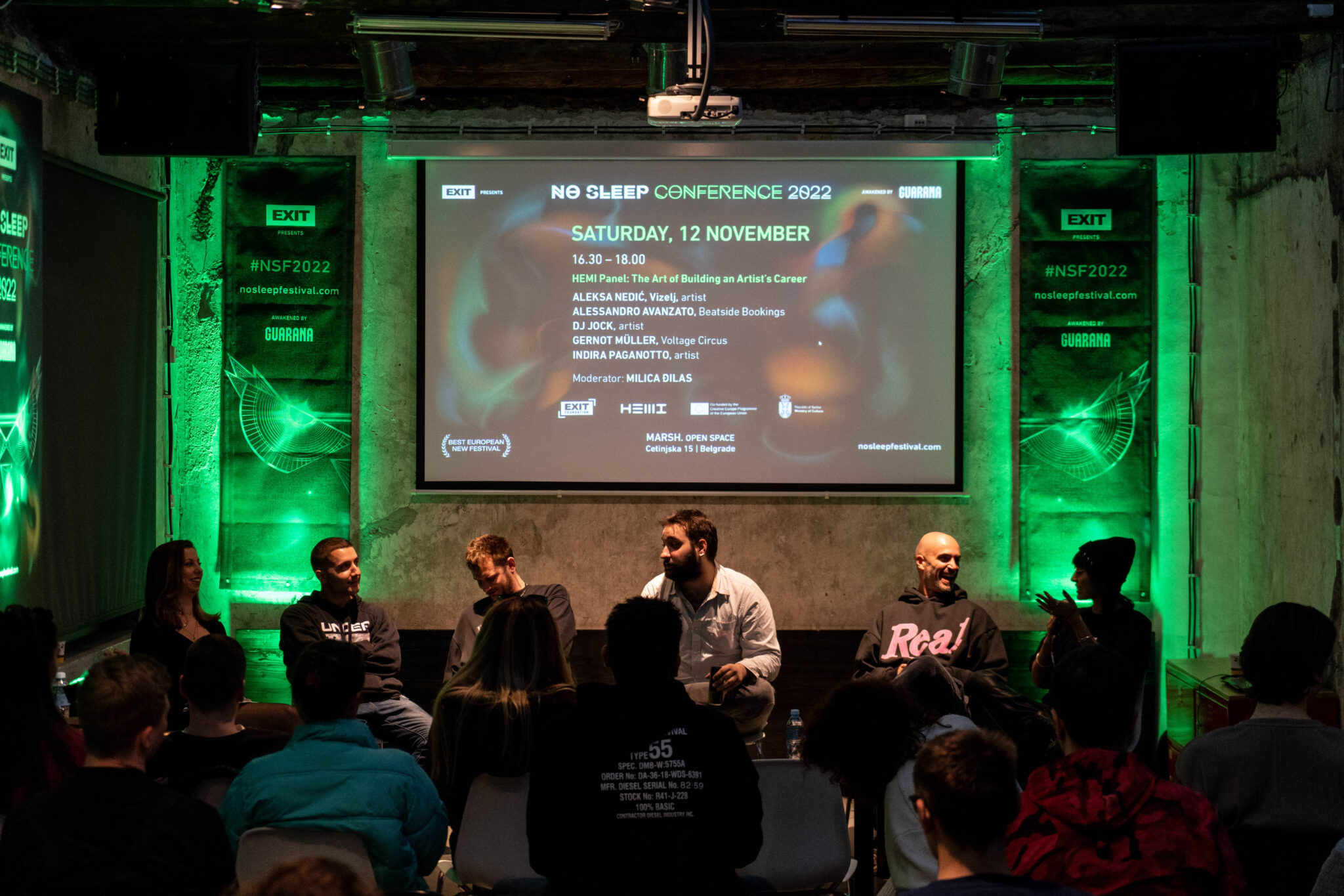 HEMI Panel at No Sleep Conference: "The Art of Building an Artist's Career"